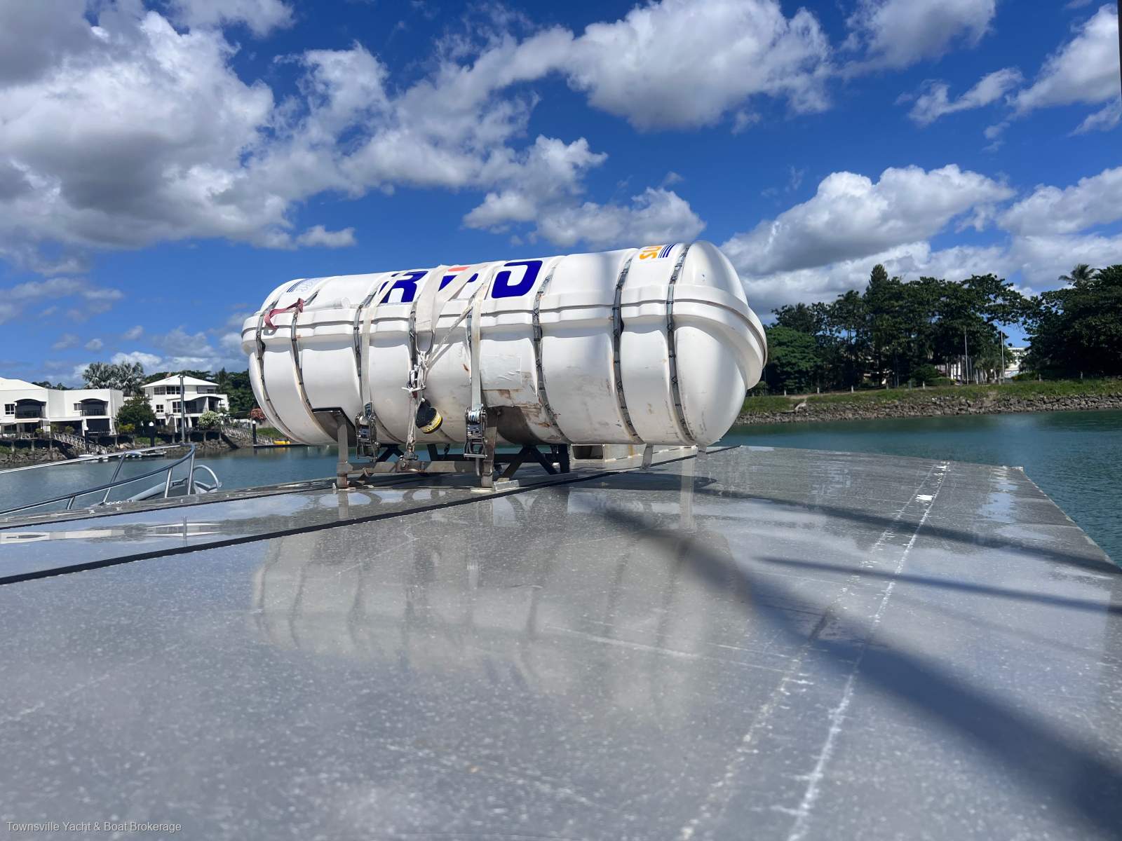Used Snyper Custom Dive Boat On Tri Axle Swiftco Trailer for Sale ...