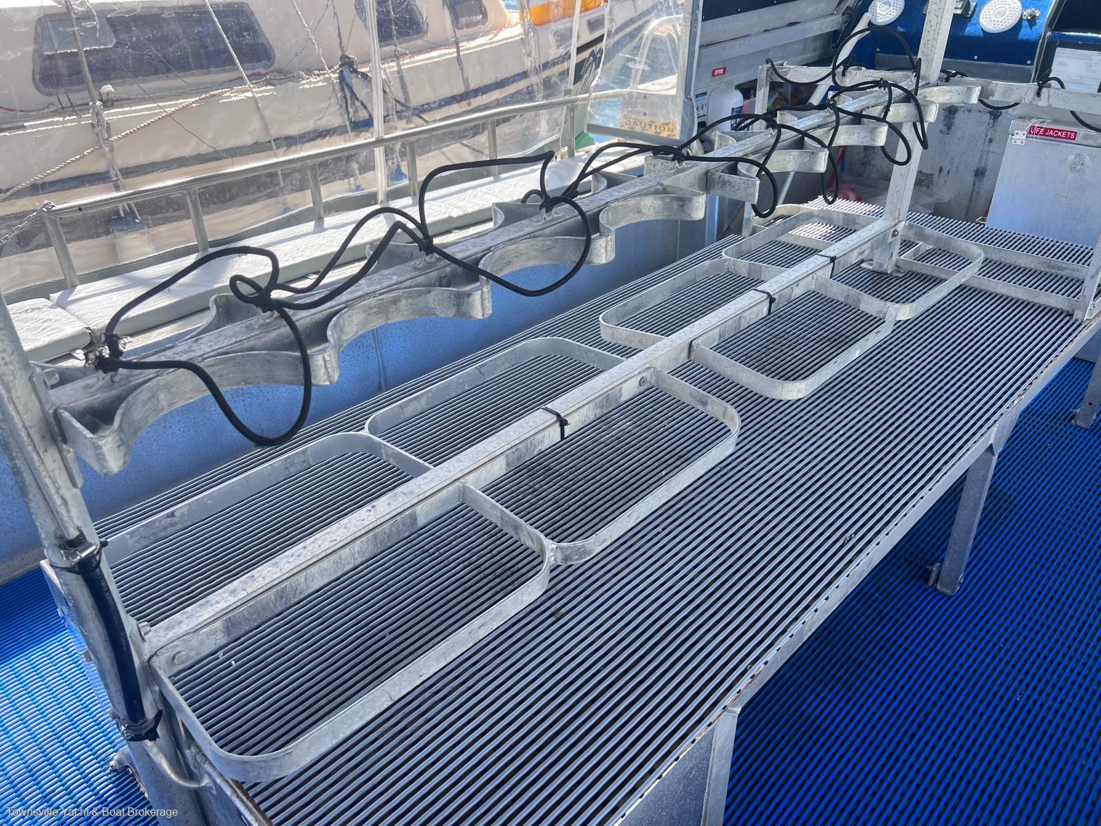 Used Snyper Custom Dive Boat On Tri Axle Swiftco Trailer for Sale ...