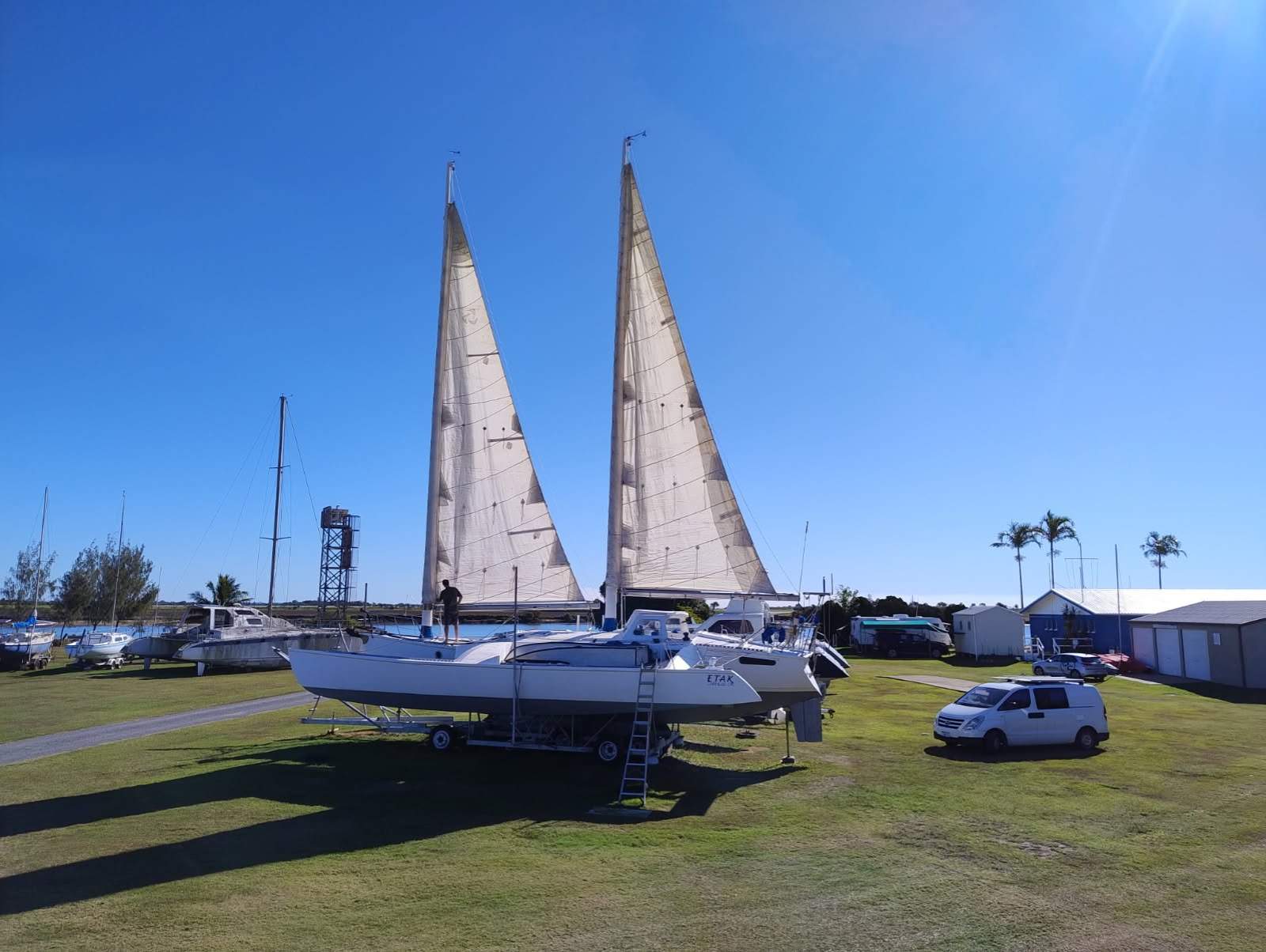 Used Marples 44 Fast Cruiser Constant Camber Trimaran Cat-rigged ...
