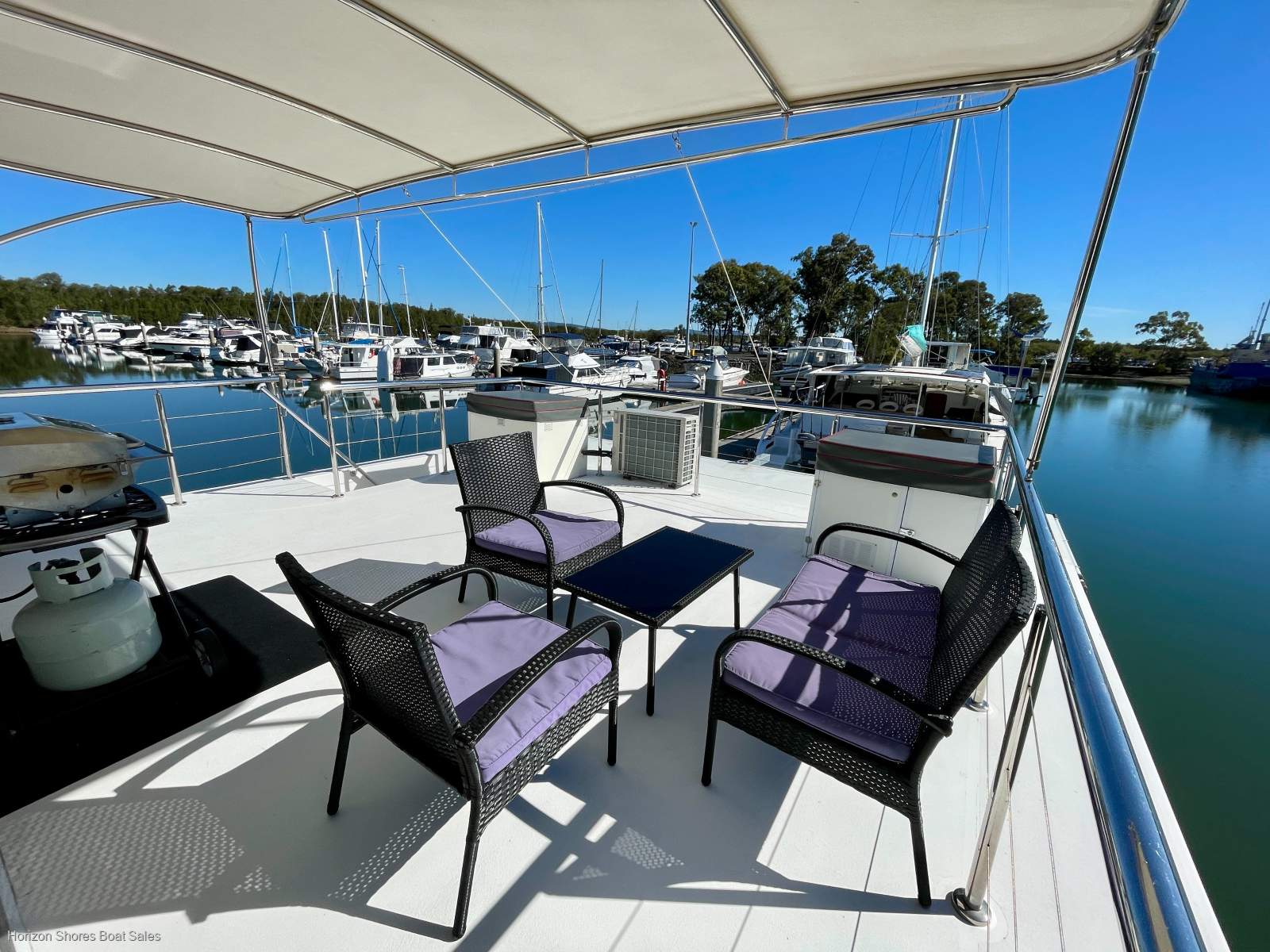 Used Sunstar Twin Deck Catamaran Houseboat for Sale | Boats For Sale ...