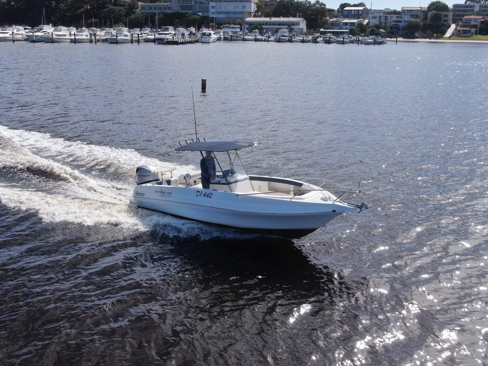 Used Commodore Attitude 7000 Centre Console for Sale | Boats For Sale ...