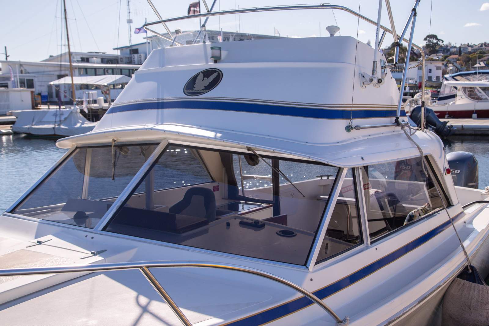 Used Bertram 25 Flybridge Outboards, New Saloon/galley, Great Condition ...