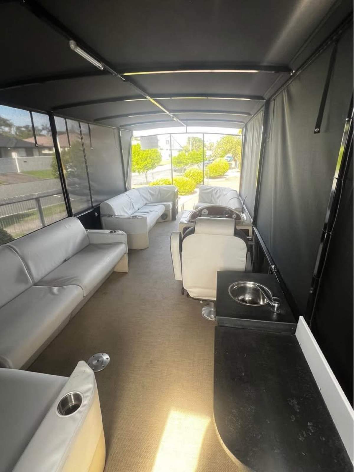 Used Custom Pontoon Party Boat In 2e & 4e Survey for Sale | Boats For ...
