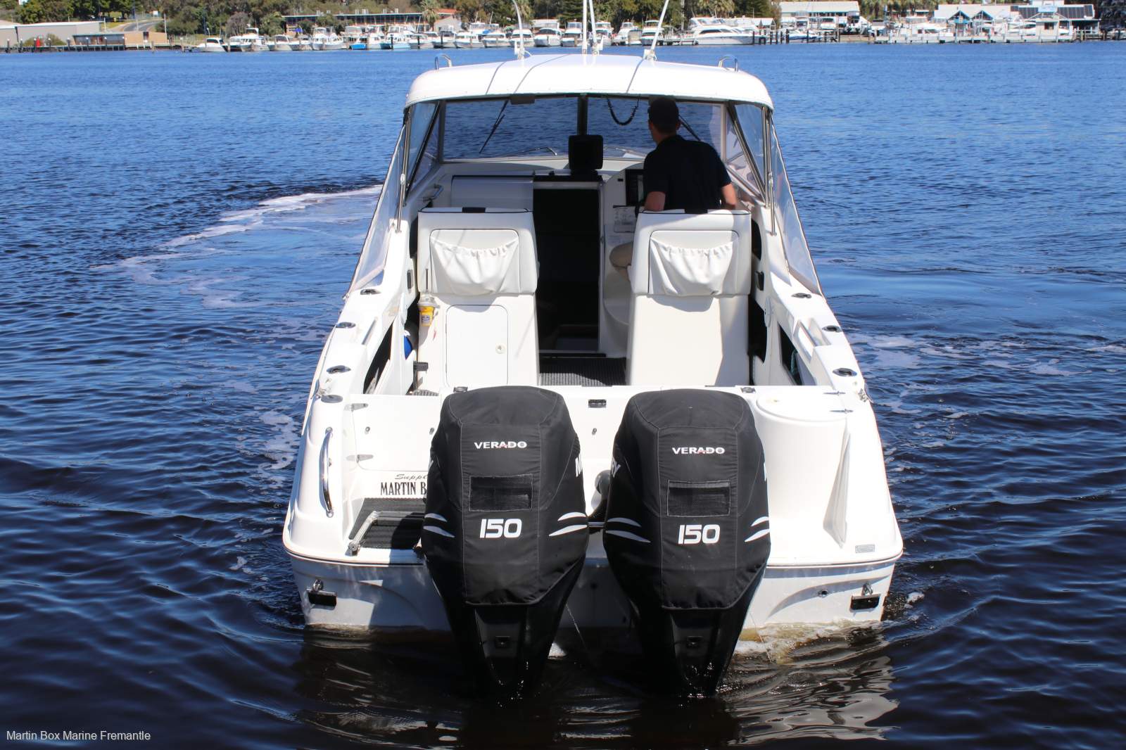 Used Caribbean 2400 With Floating Dock And Dual Axle Aluminium Trailer ...