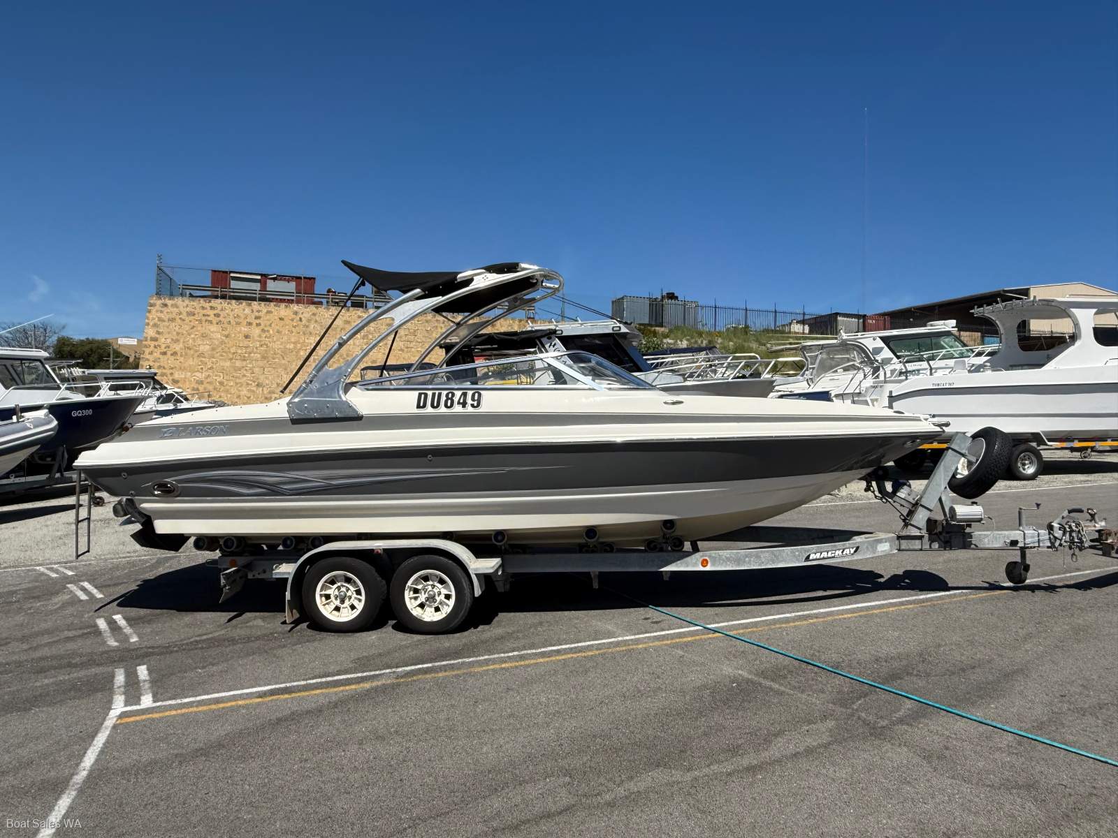 Larson Lxi 248 496 Mercruiser 327hrs with Corsa Exhaust System For Sale ...