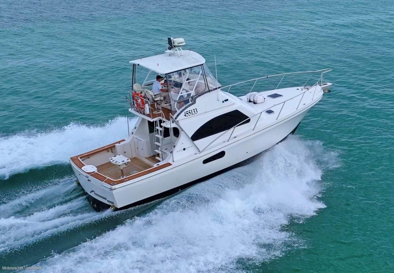 Used Black Watch 40 Flybridge Certified In 2c Survey. Re-powered In ...