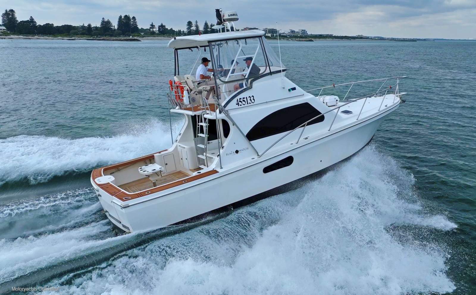 Used Black Watch 40 Flybridge Certified In 2c Survey. Re-powered In ...