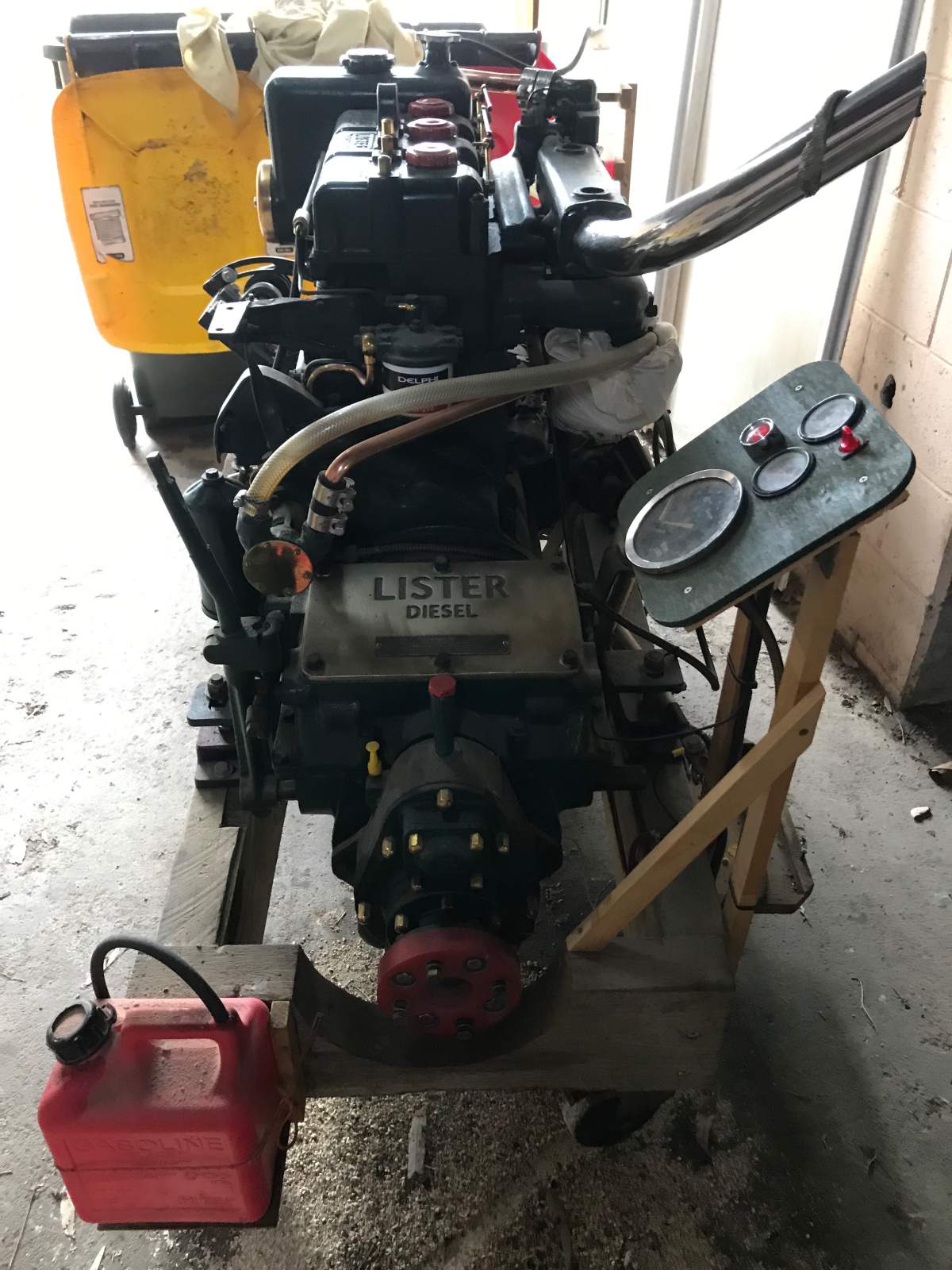 Used Lister Hrw3 Marine Diesel Engine, Gearbox And Spare For Parts. for ...