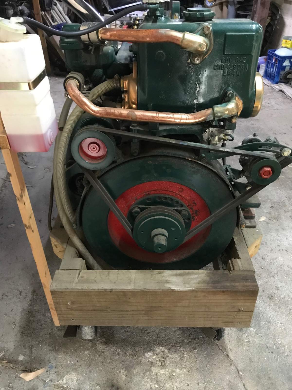 Used Lister Hrw3 Marine Diesel Engine, Gearbox And Spare For Parts. for ...
