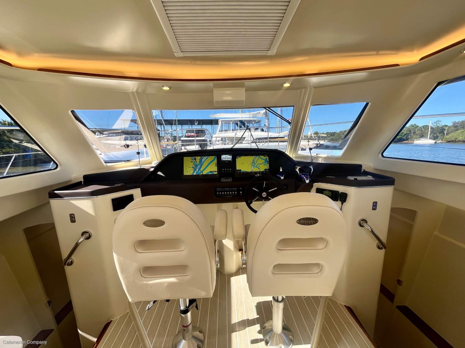 Lidgard Island 12 Semi Displacement Power Catamaran For Sale ...
