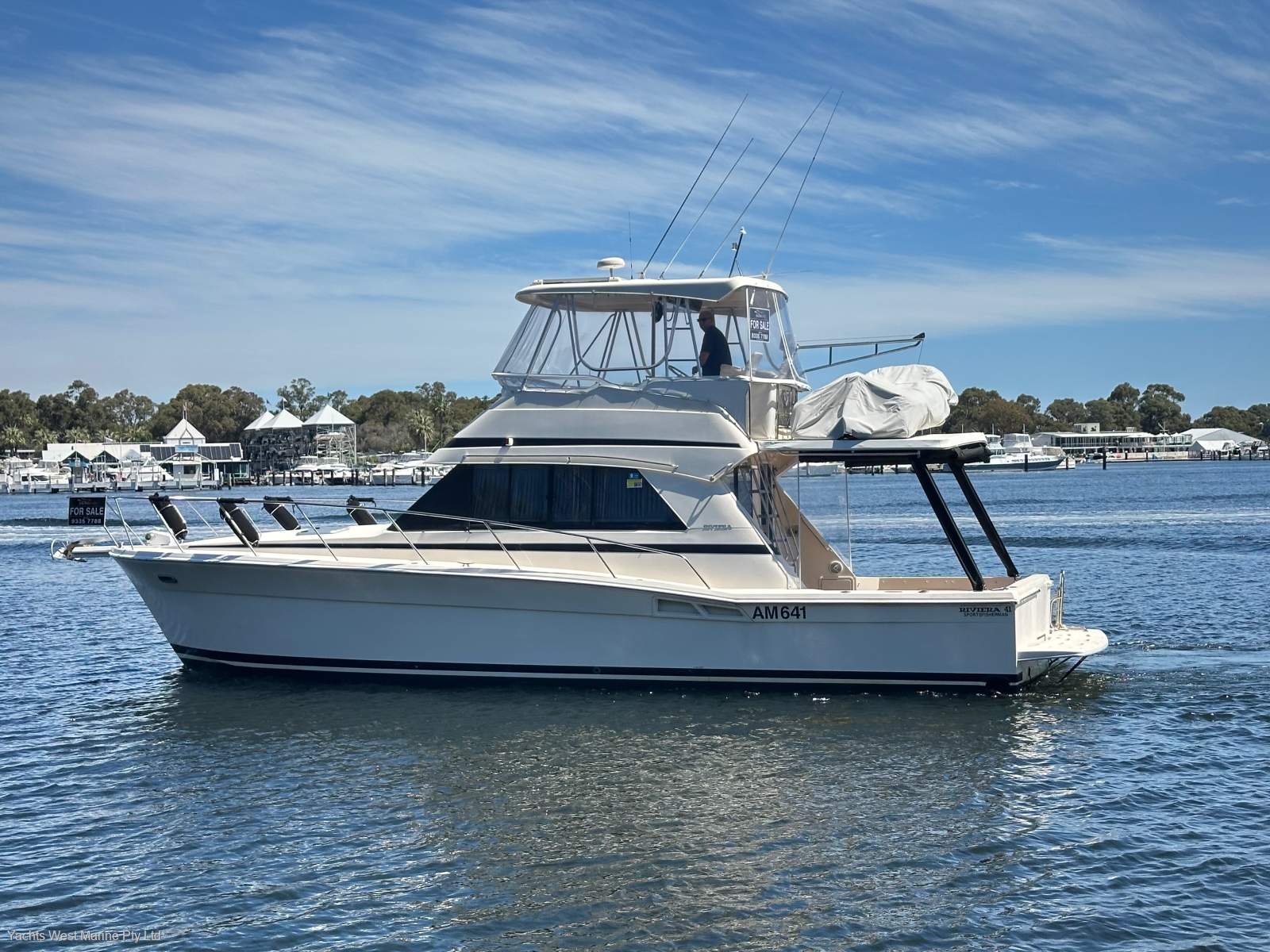 Used Riviera 41 Flybridge 39 Extended To 41 " Rebuilt Engines " for ...