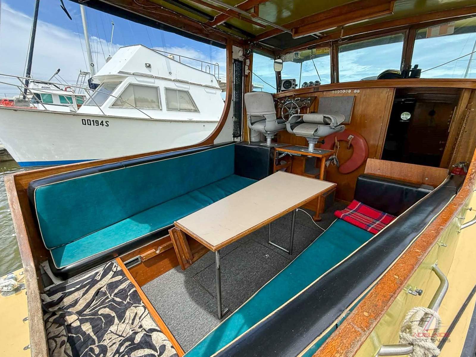 Custom Timber River Cruiser For Sale | Adelaide Boat Sales
