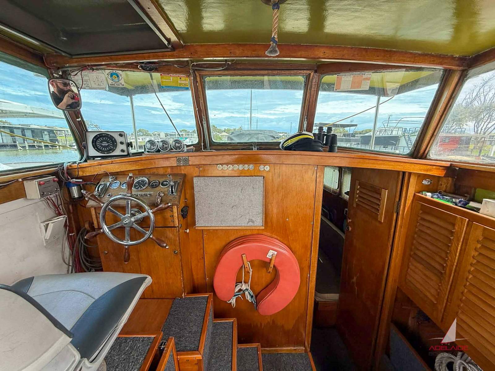 Custom Timber River Cruiser For Sale | Adelaide Boat Sales