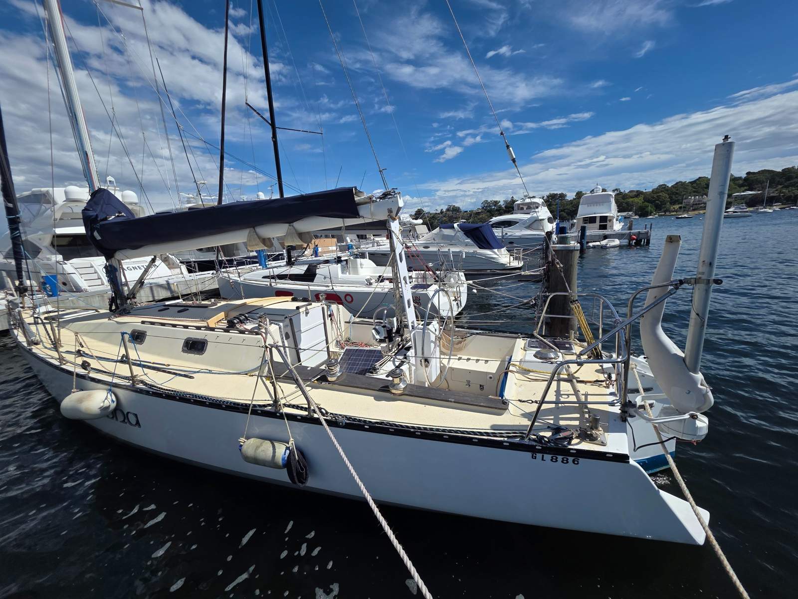 Adams 13 A Proper Cruising Yacht--Refit Where It Counts For Sale ...