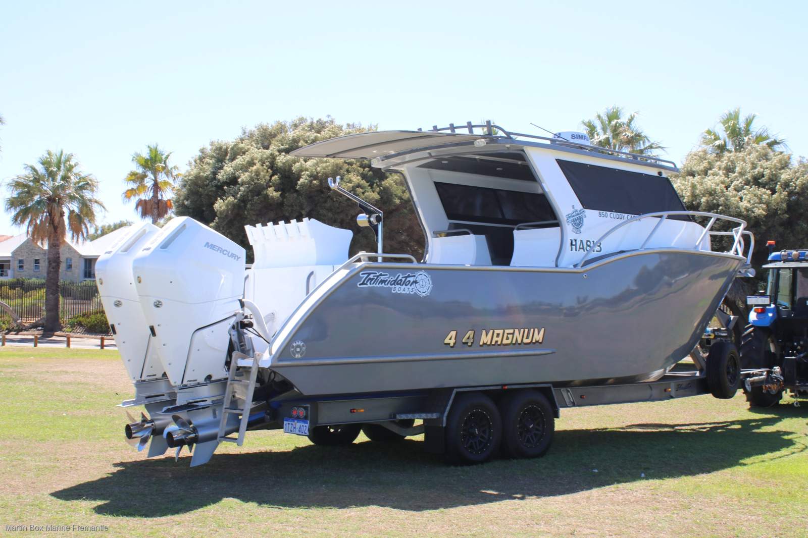 Used Intimidator Boats 850 Cuddy Cabin With Twin 400hp V10 Mercury ...