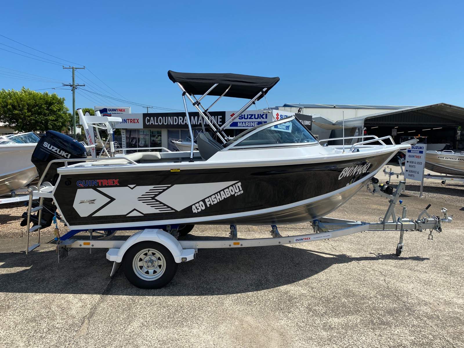 Quintrex 430 Fishabout Pro For Sale | Caloundra Marine Boats & Services