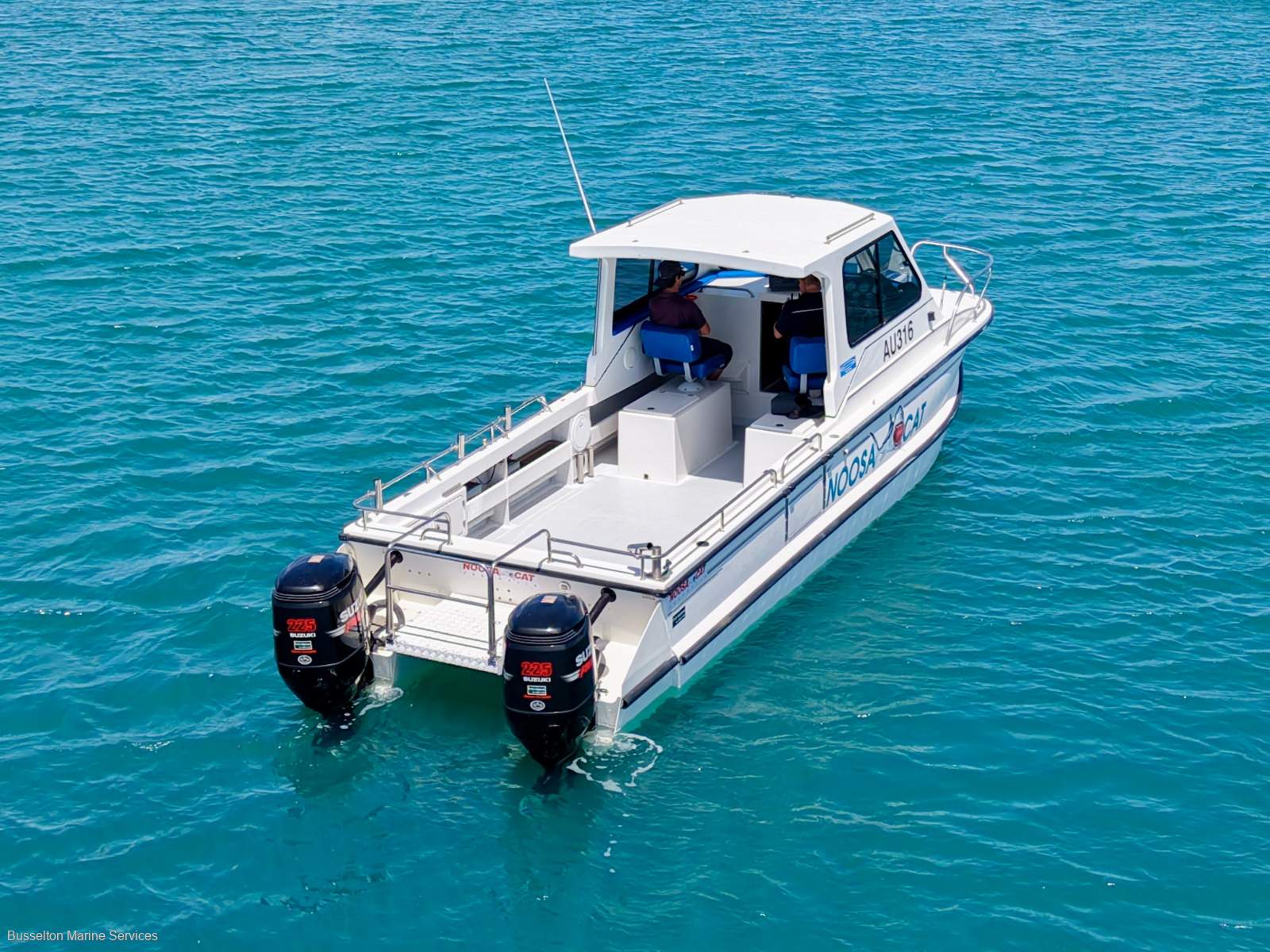 Used Noosa Cat 2700 Sportsman Hardtop 460 Hour Suzuki 225's for Sale ...