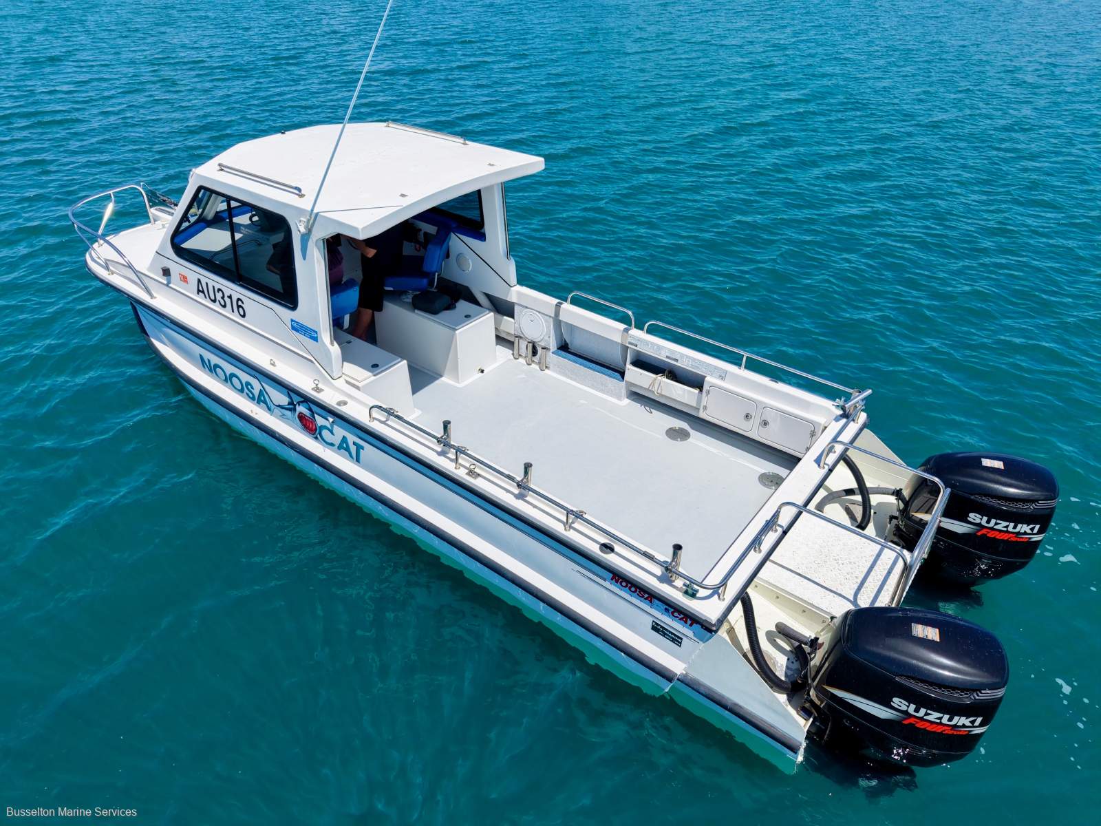 Used Noosa Cat 2700 Sportsman Hardtop 460 Hour Suzuki 225's for Sale ...