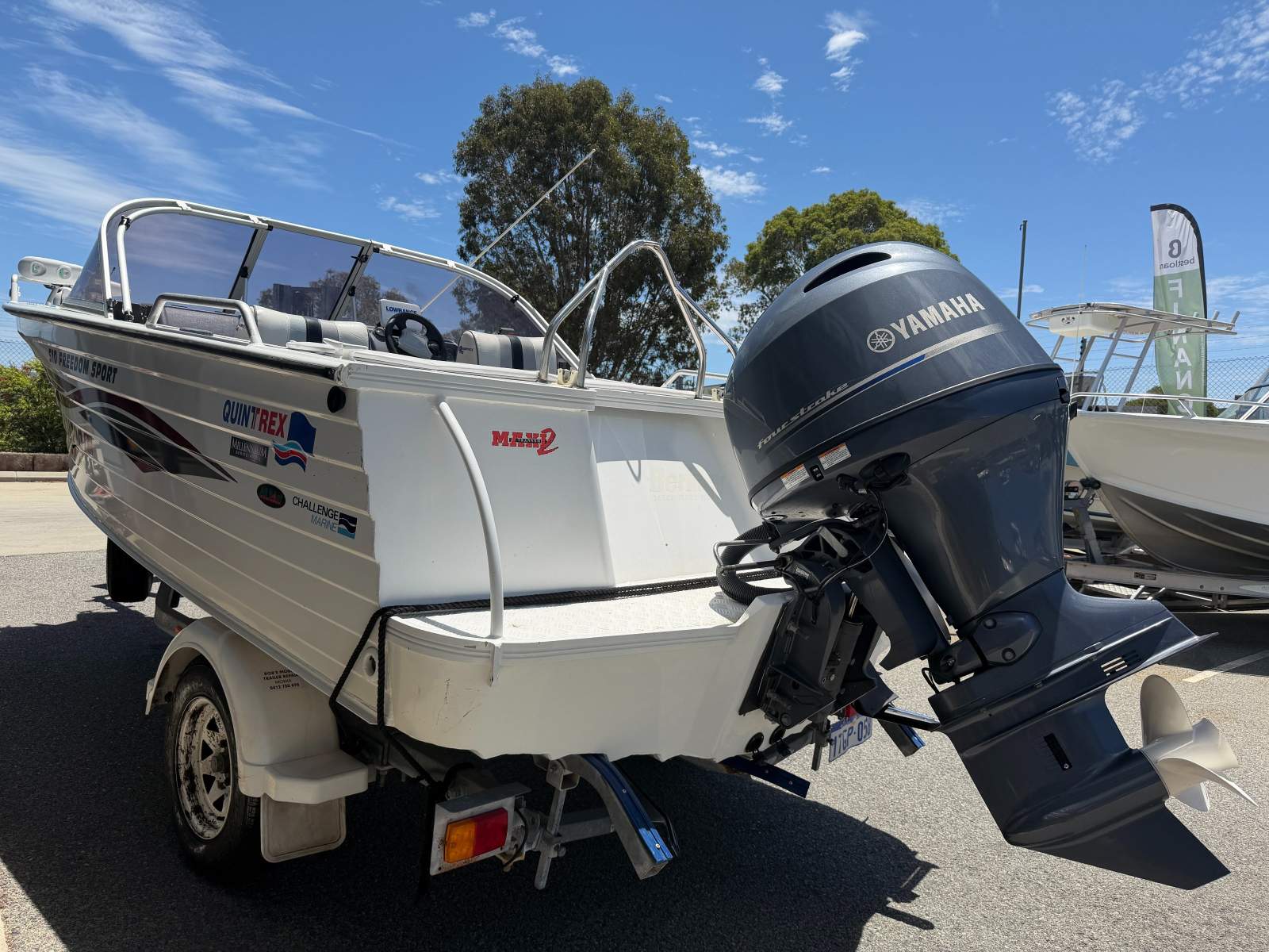 Used Quintrex 510 Freedom Sport With 2017 Yamaha 90hp (178 Hours Run ...