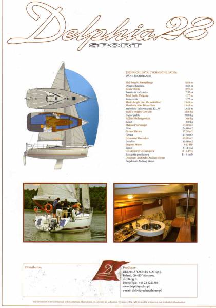 2014 Delphia 28 Sports | Boat Research | Yachthub