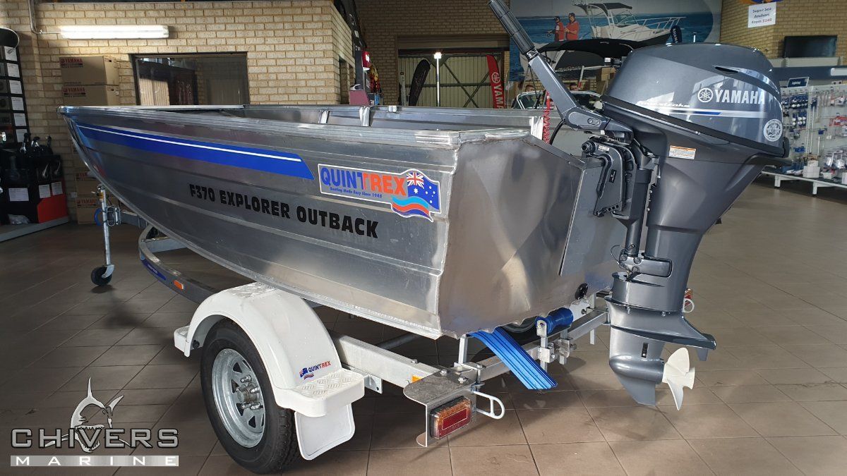 2019 Quintrex 370 Explorer Outback - Yamaha F15 Four Stroke *package ...