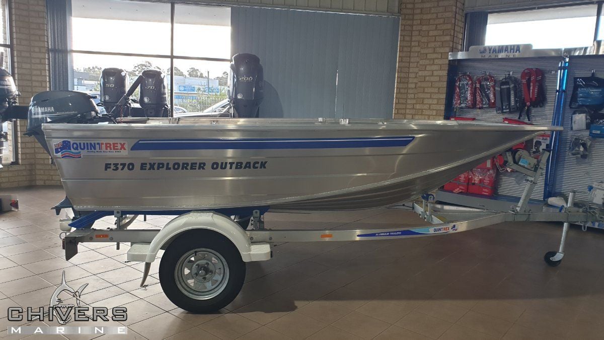 2019 Quintrex 370 Explorer Outback - Yamaha F15 Four Stroke *package ...