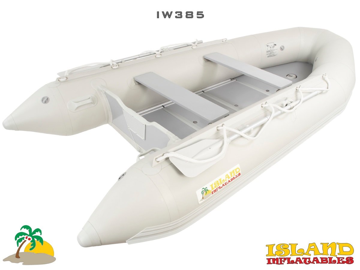 2022 Island Inflatables Island Wood Floor 385 | Boat Research | Boats ...